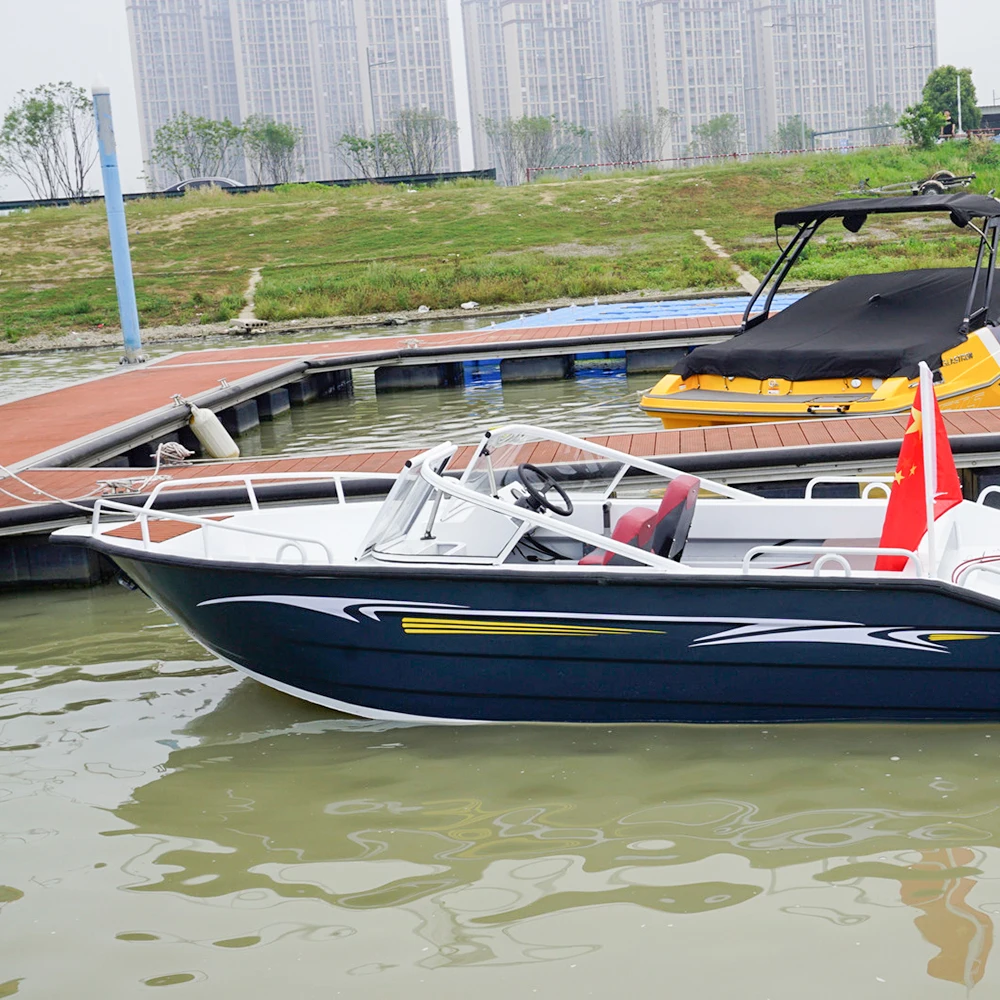 China 18ft 480 Leisure Boat Aluminium Magnesium Alloy Speedboat - Buy ...