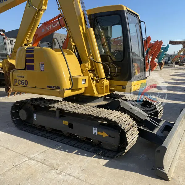 6ton Excavator Used Excavator Komatsu Pc60 Excavator 6ton Small Digging ...