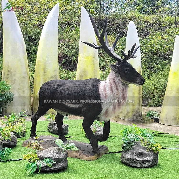 Realistic Reindeer Statue - Customizable Christmas Decor