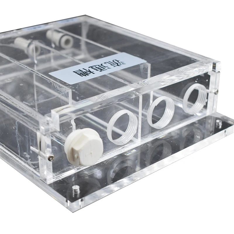 Acrylic flow cell is used for installing ph Residual chlorine Dissolved ...