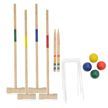 Wooden Croquet Set Toy Wooden Outdoor Game For Kids And Adult - Buy ...