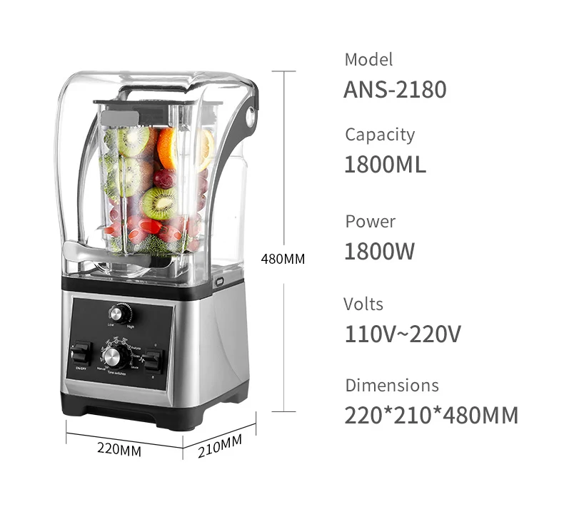 AONUOSI Fresh Fruit Juice Blender - Heavy Duty & Efficient
