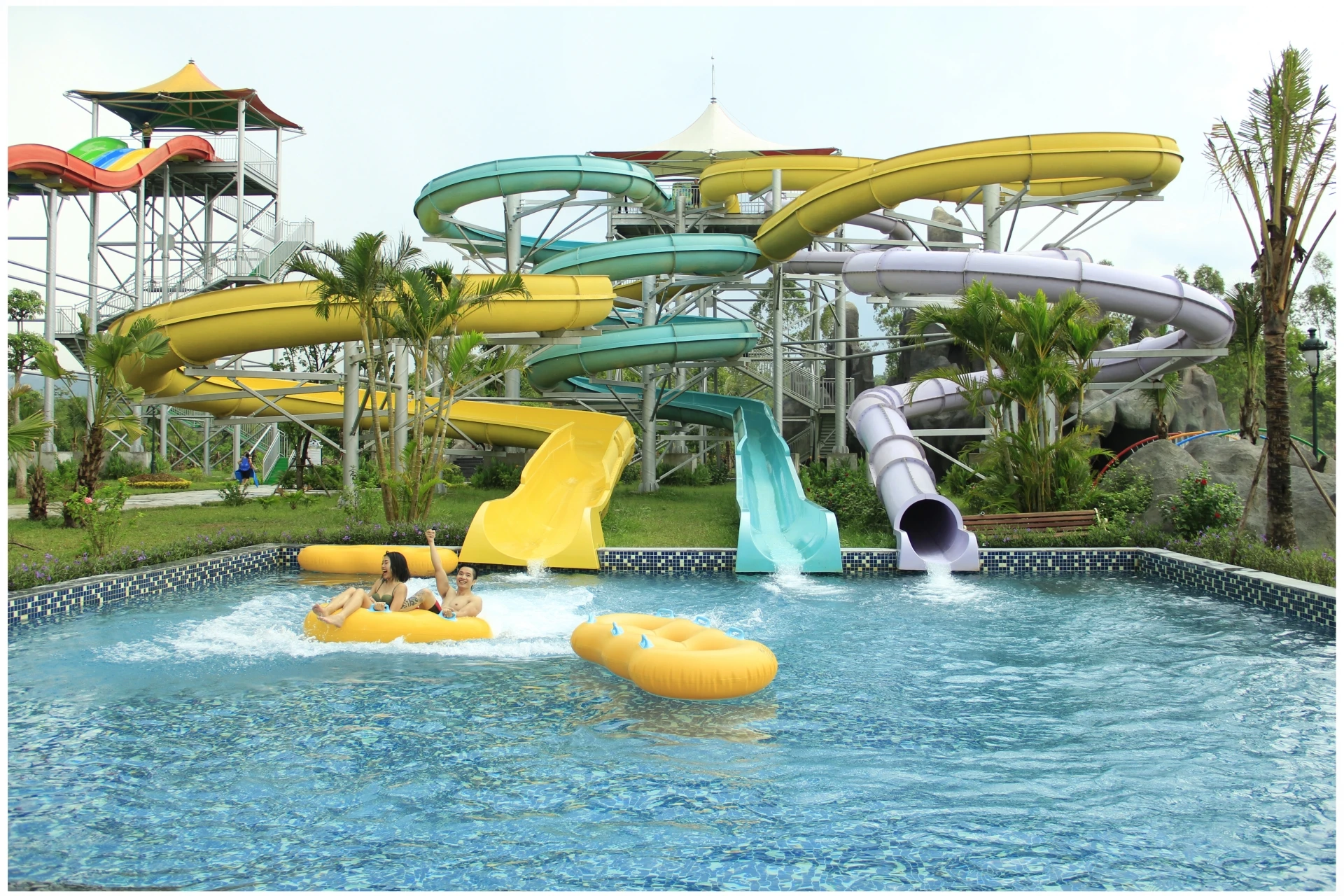 Water Slide High Quality Anti-corrosion Treatment Using For Water Park ...