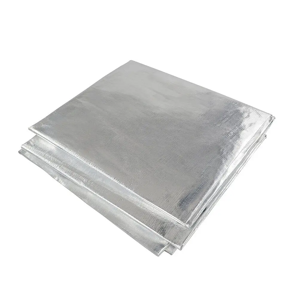 100x100cm Self Adhesive Reflective Silver High Temperature Heat Shield ...