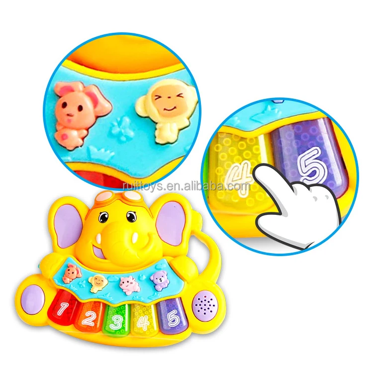 Alibaba.com: Funny Educational Baby Cartoon Musical Elephant Piano Toy ...
