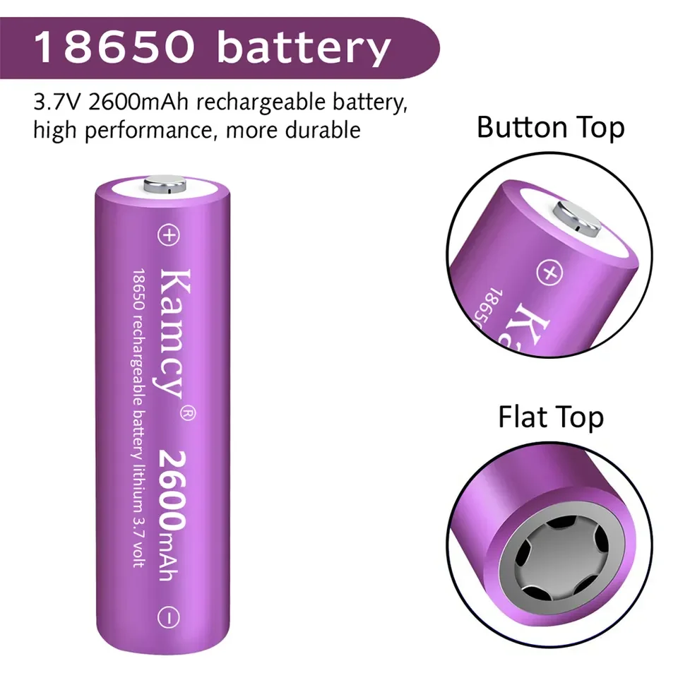 2S1P 7.4V 18650 Battery Pack - High Performance Lithium Cells