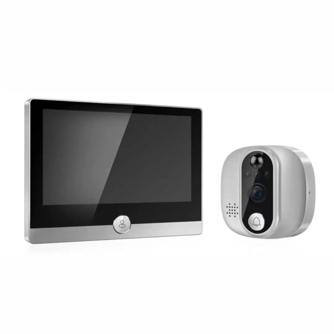 Two-way Intercom Digital Door Camera Wide Angle Lens 2mp 1080p Security ...
