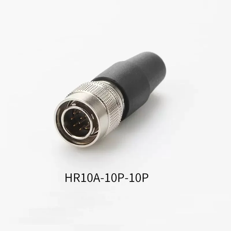 Compatible With Hirose Connector Hr10a-10p-10p 10 Pin Male Plug Push Pull Connector With ...