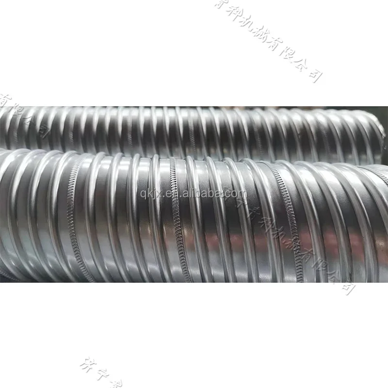 Small Metal Pipe Coiling Machine - Corrugated Pipe Maker