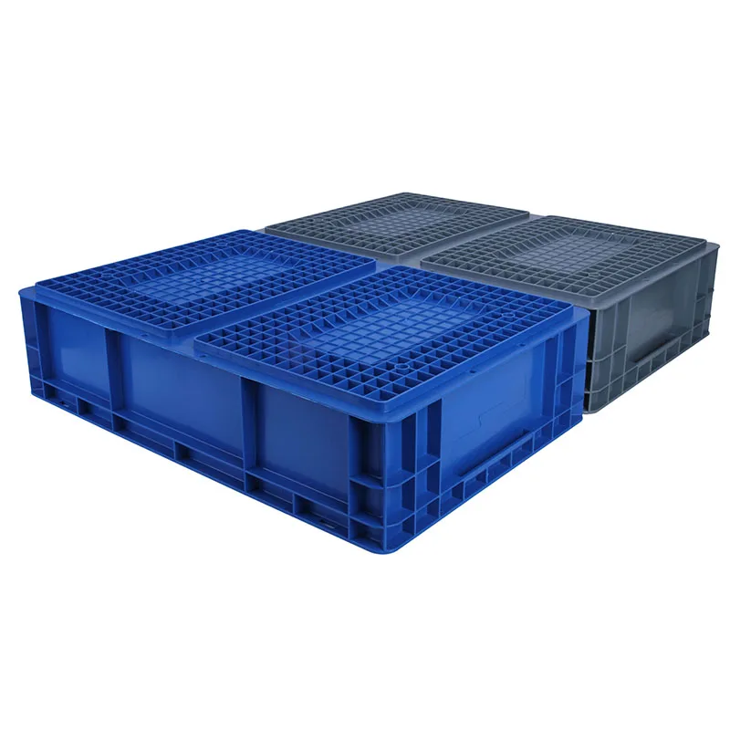 Euro Standard Solid Plastic Container Cates for Heavy Loading