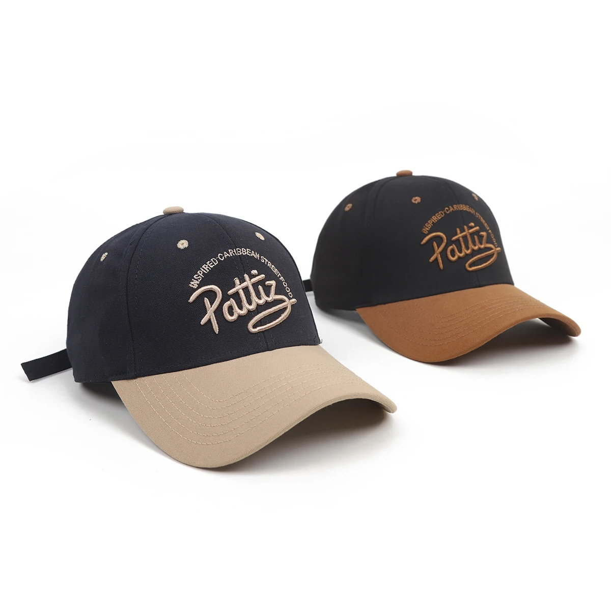 Wholesale Embroidered Two Tone 6 Panel Baseball Cap For Man Custom Logo ...