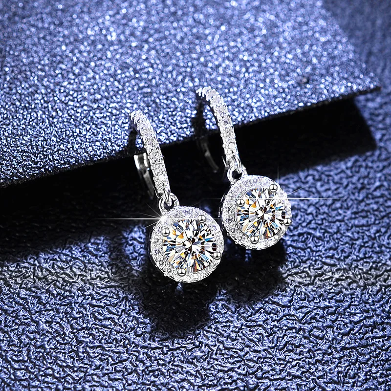 S925 diamond earrings store