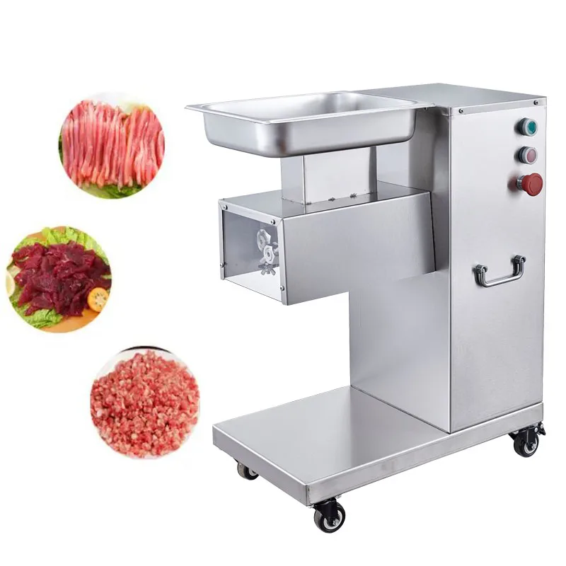 Heavy Duty Automatic Frozen Cutter Machine Stainless Steel Meat Slicer ...