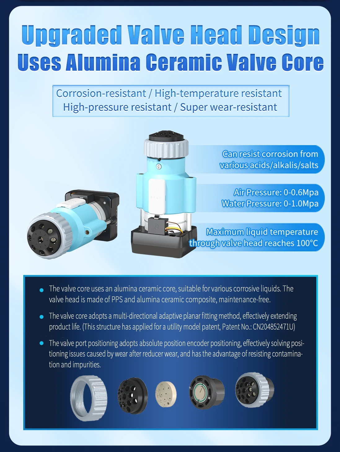 Microfluidic Electric Selector SV-04M Valves for Liquid Analyzers