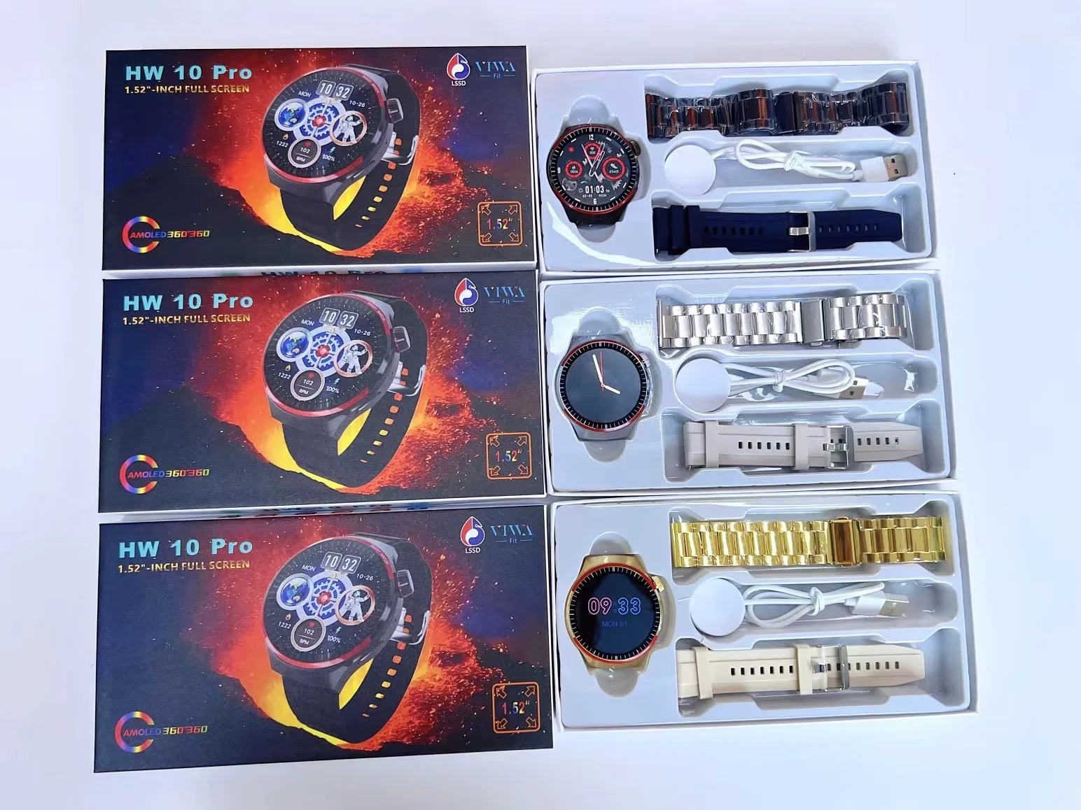 HW10 Pro Smart Watch - Stylish & Functional Amoled Round Screen