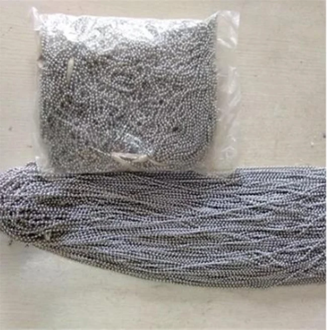 Wholesale High Quality Custom Brass Ball Chain Bead Golden Silver With ...