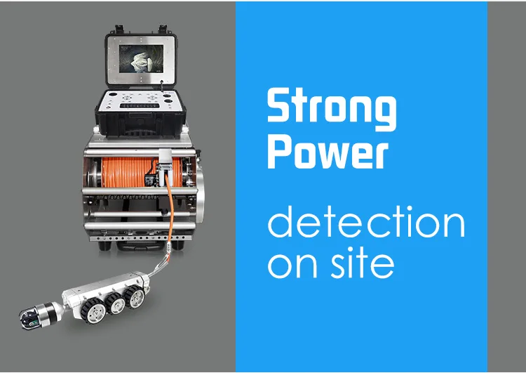 360 Degree Rotation Sewer Drain Pipe Inspection Robot