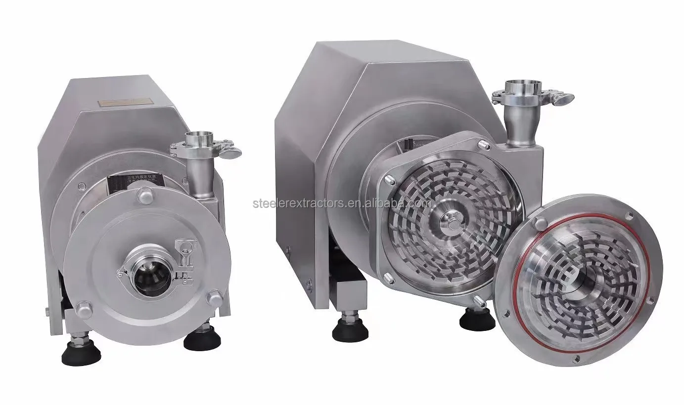 7.5kw 316l Tri Clamp Single Stage Emulsifier Pump Horizontal High Shear ...