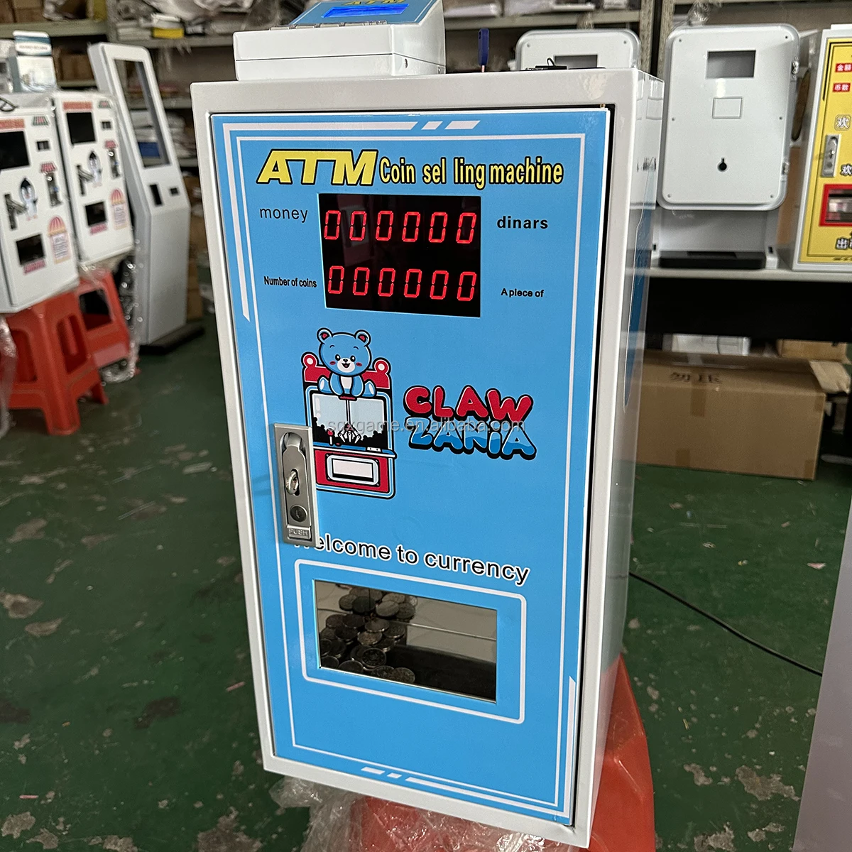 Customized Token Coin Exchange Machine - Mini Token Changer