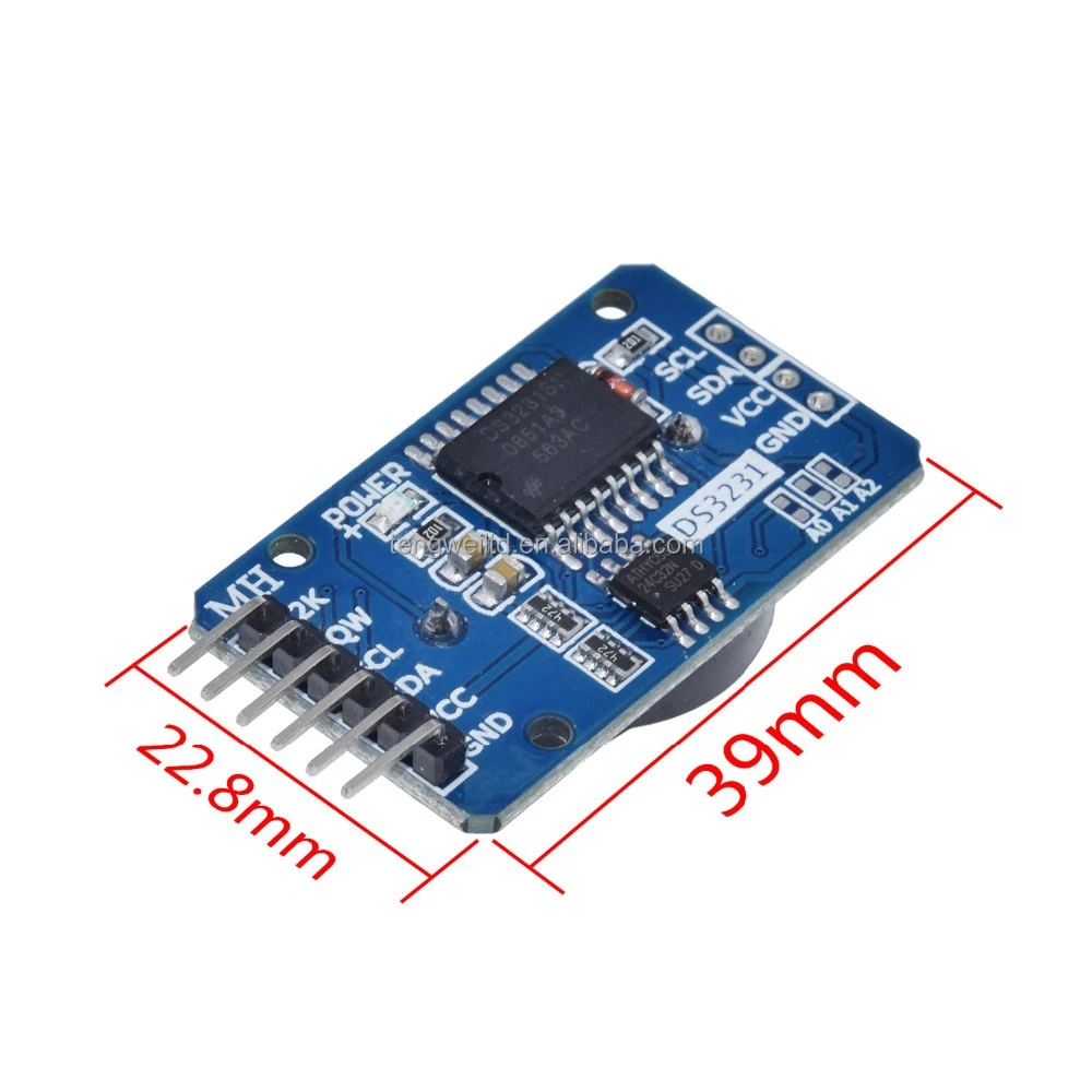 DS3231 AT24C32 IIC Precision Clock Memory Module RTC for Arduino/Raspberry Pi Electronic Modules ...