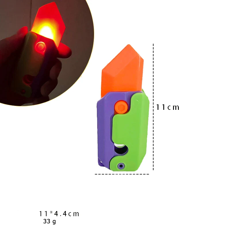 Fidget Tool Knife - 3D Gravity Sensory Fidget Toy for Adults & Kids ...