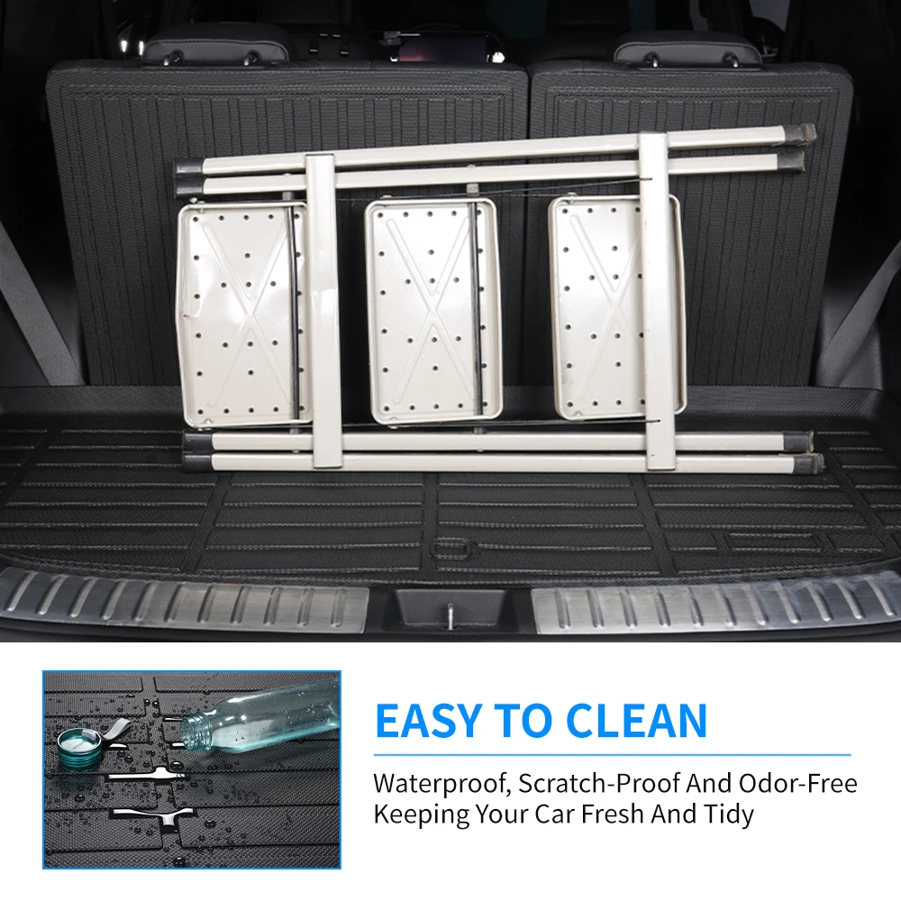 Luxury Boot Carpet Tray Deep Dish Matting Rear Seat Back Cover Seatback ...