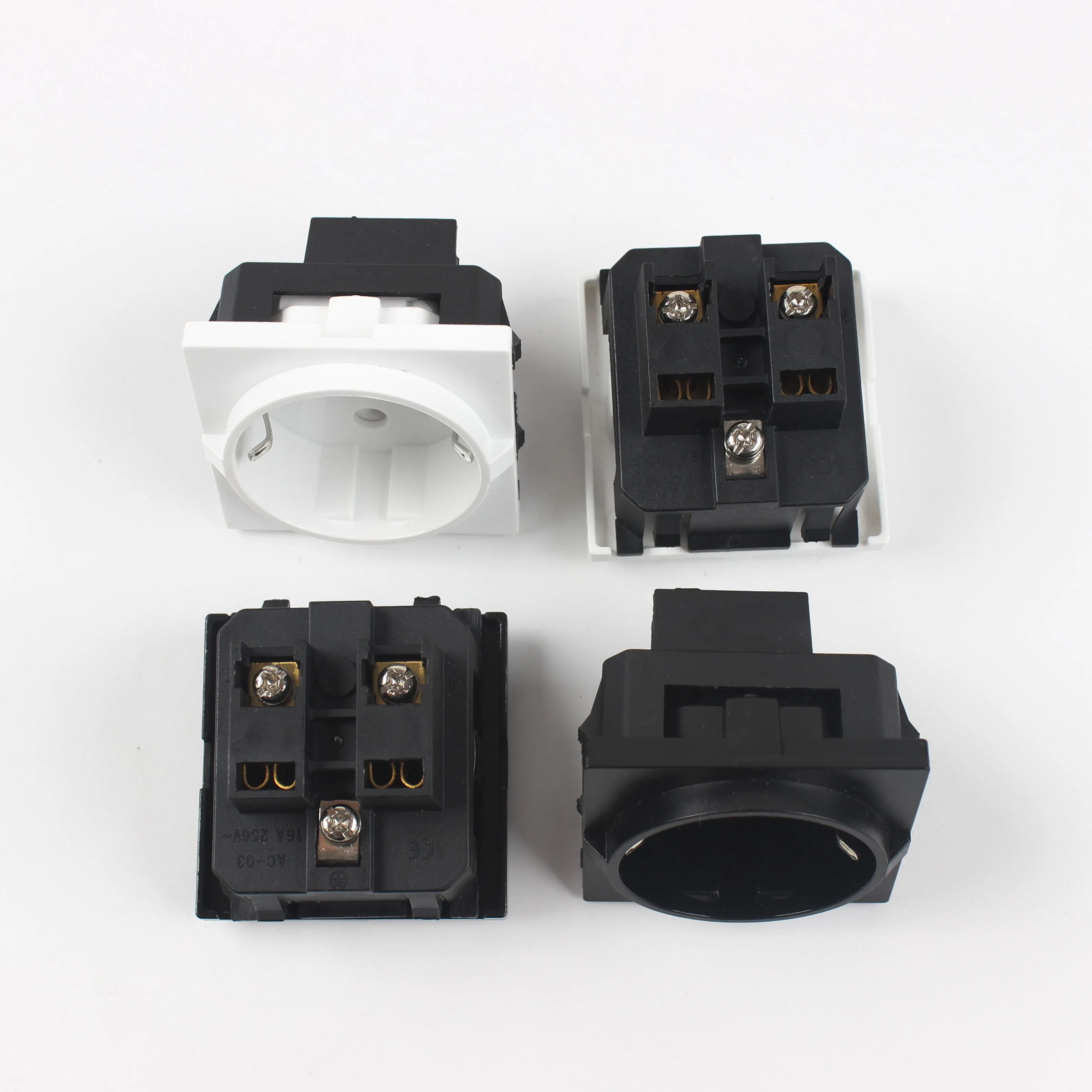 45*45mm European Standard Socket Euro Wall Power Socket - Buy European ...