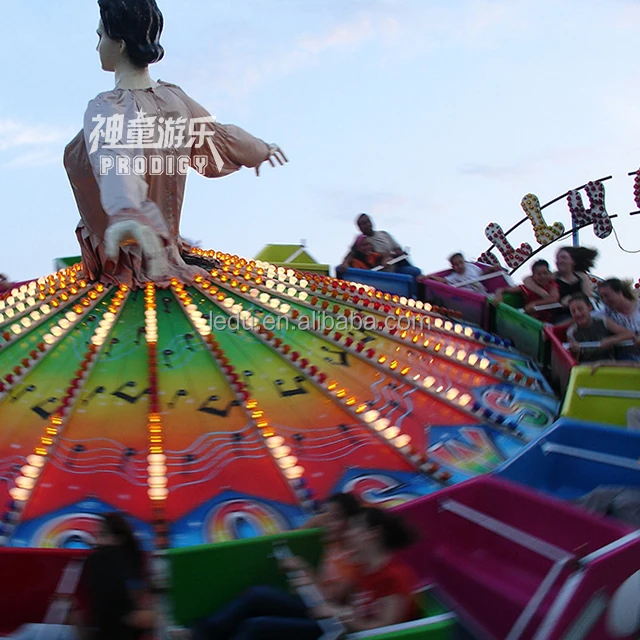Carnival Attraction Amusement Park 24 Seats Swing Dancing Flying ...