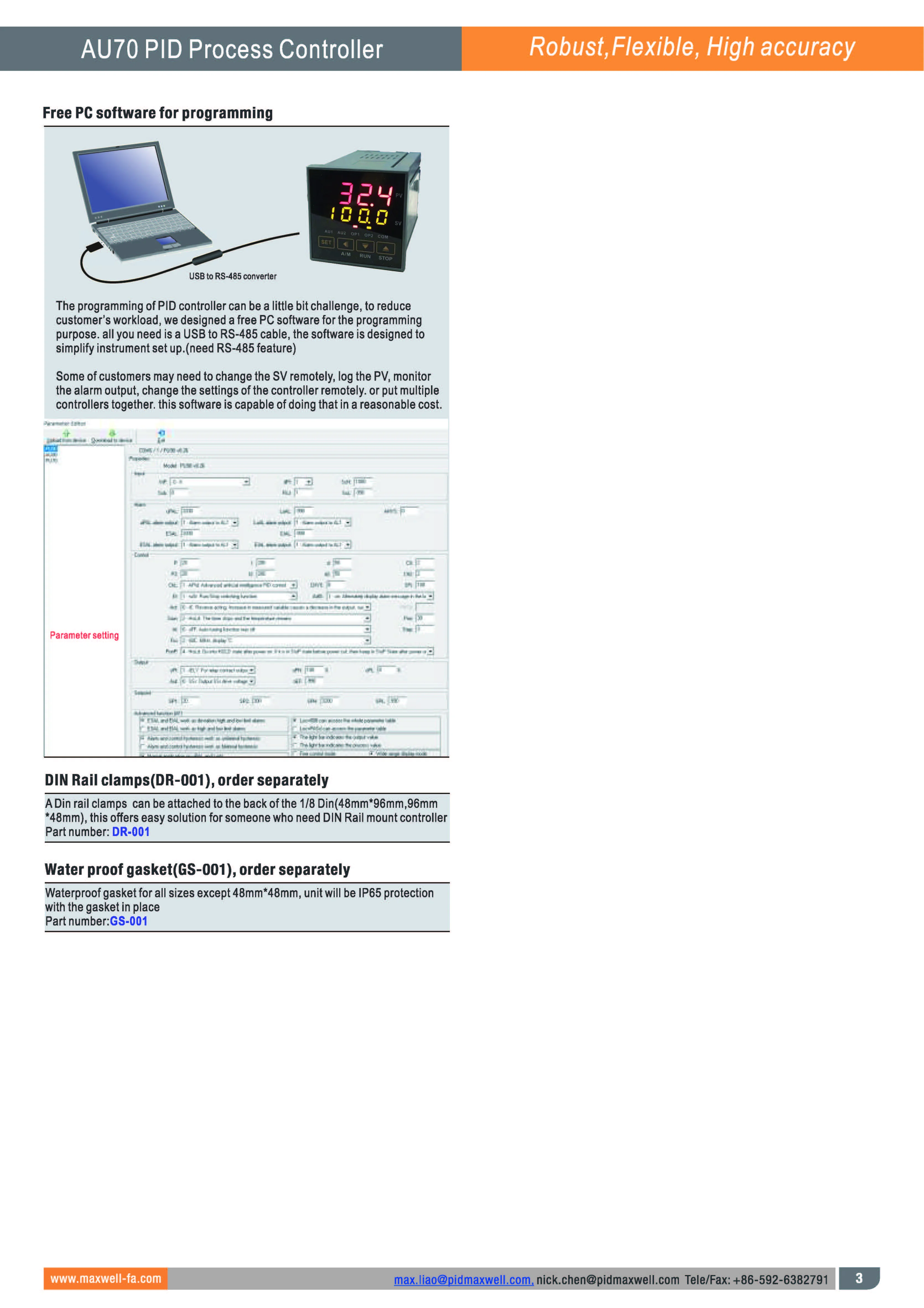RS485 Modbus RTU Pid Temperature Controller with 2 Year Warranty