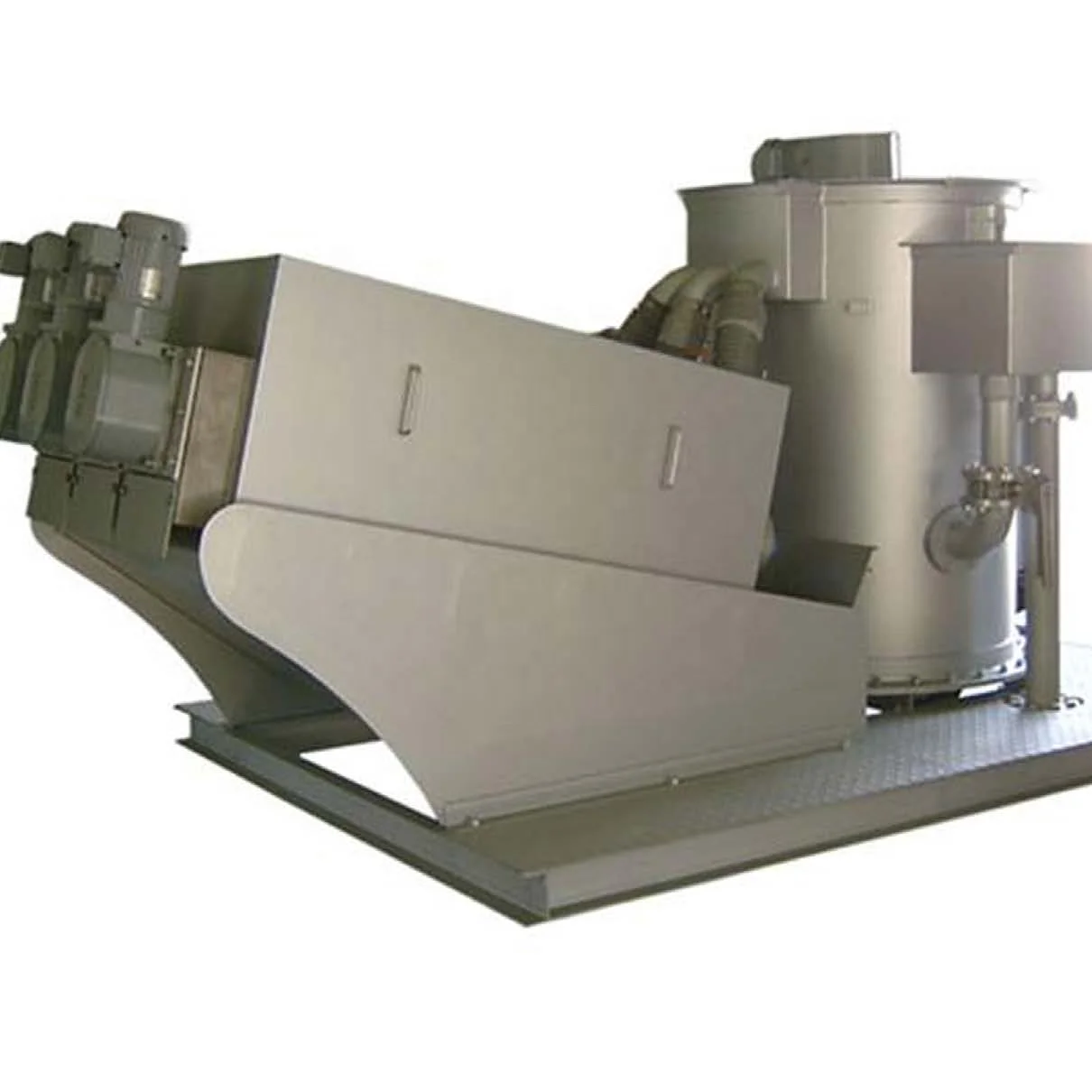 Sludge Dewatering Multidiscs Slurry Screw Press Solid Water Separator 5 ...