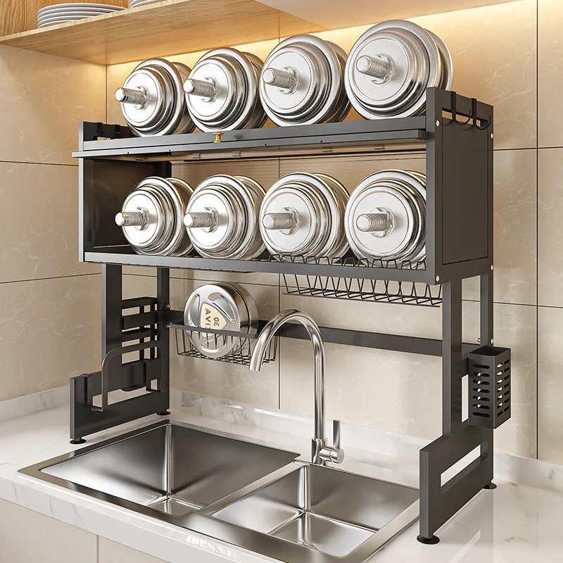 SONGMICS 3 Tier Metal Storage Racks - Efficient Kitchen Organization