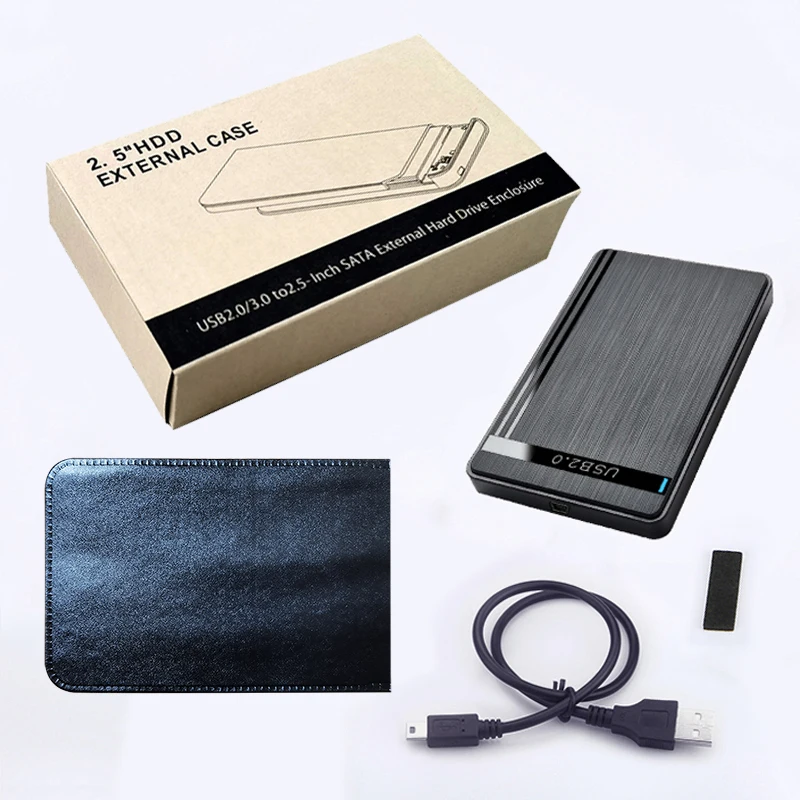 Factory Price Usb2.0 Plastic Hard Disk Drive Hdd Enclosure 2.5" Box 1tb ...