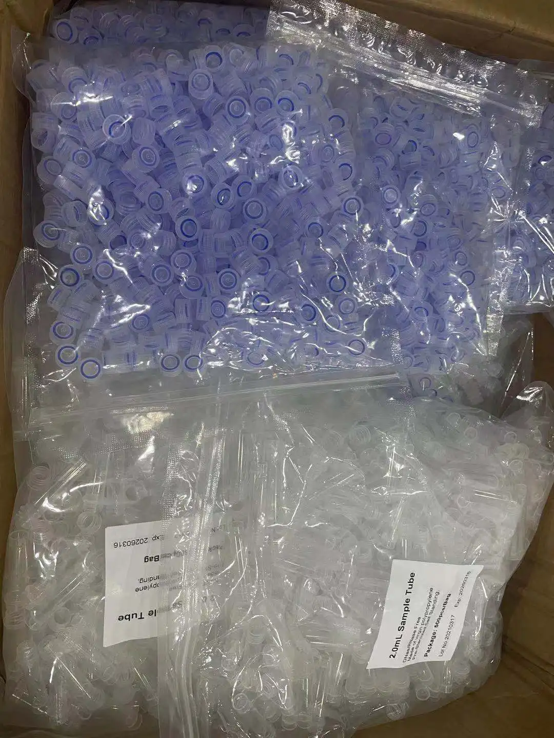 Lab Cryogenic Cryovail Cryo Tube Freezing Tube 1.8ml Cryotube External Thread Cryotubes 2ml With ...