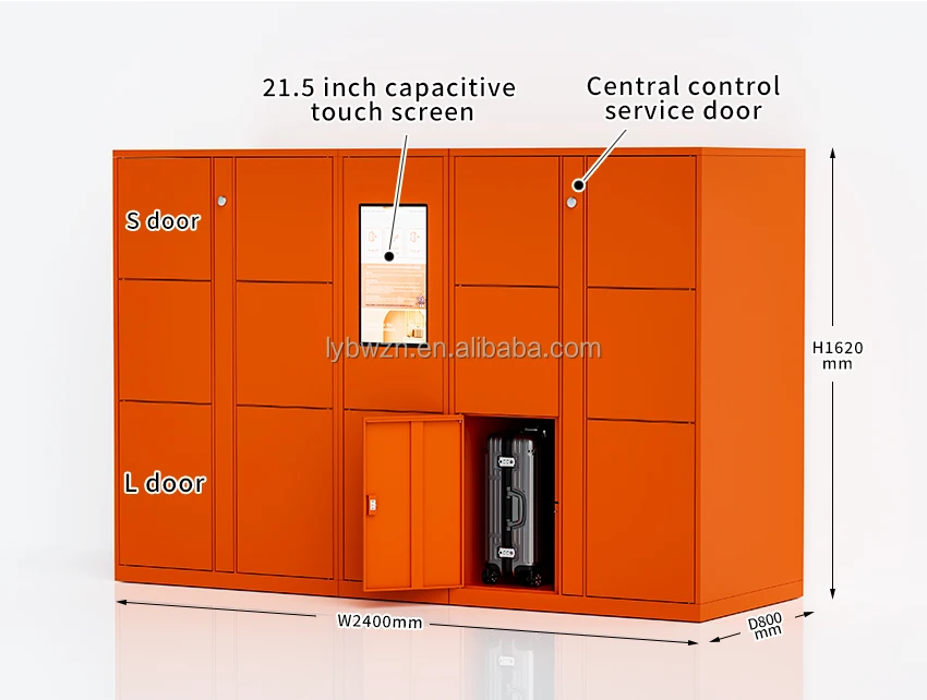 Baiwei Customizable Smart Outdoor Parcel Locker - Secure E-Commerce Storage