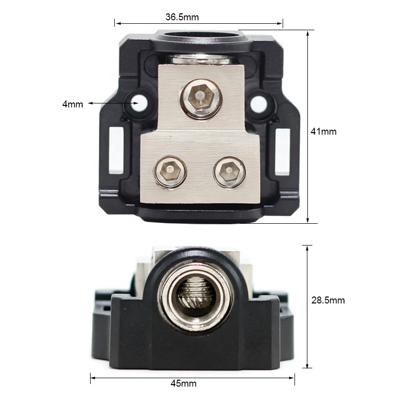 2-way Power Distribution Block - Efficient Terminal Connections