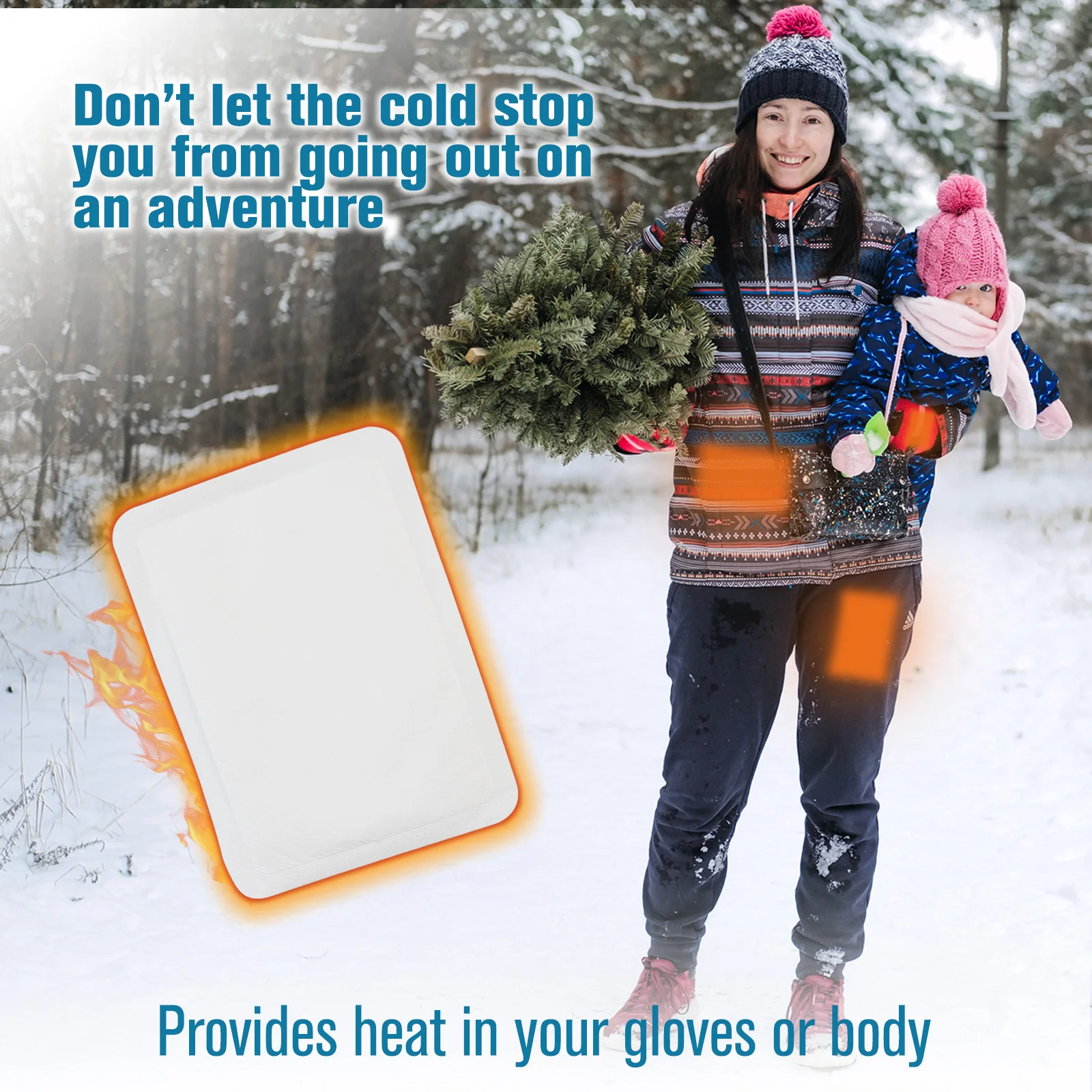 Sefudun Long Lasting Heat Pack Outdoor Activities Self Heating Body ...