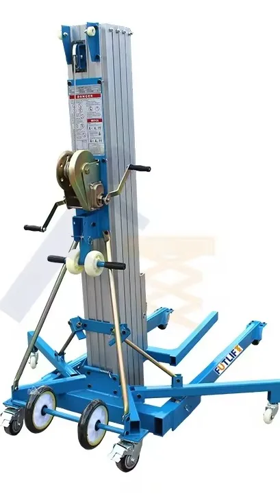 Manual Ladder Aluminum Lift Construction Lifting Elevator Aluminum Lift ...