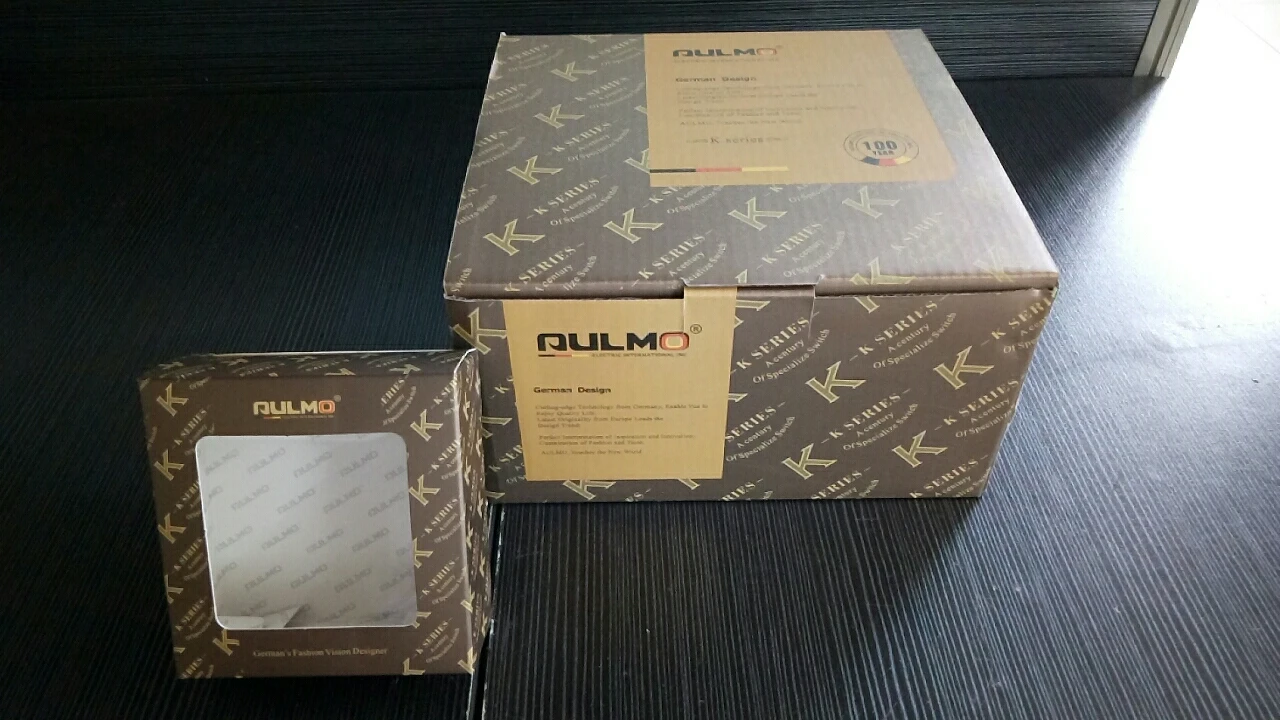 Aulmo 1 Gang 1 Way Switch With The Vacuum Plating Faceplate Frame Home ...