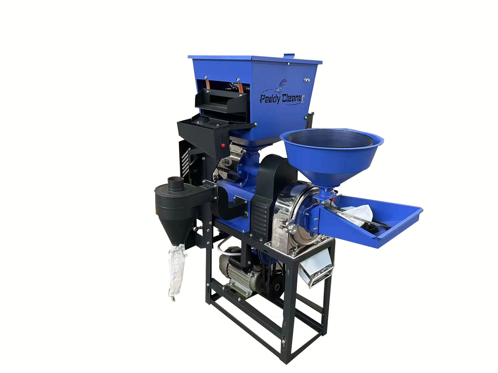 New Condition Multi-Functional Small Rice Mill Grain Crusher with Motor ...