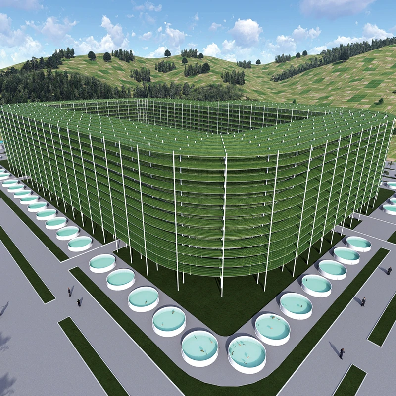 40ft vertical farming shipping container grow room full auto ...