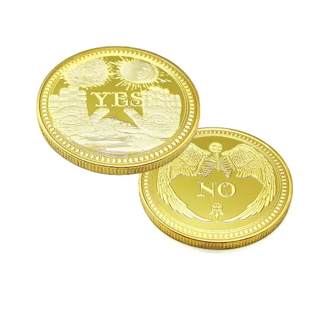 Wholesale Custom Yes No Decision Maker Finger Game Coin