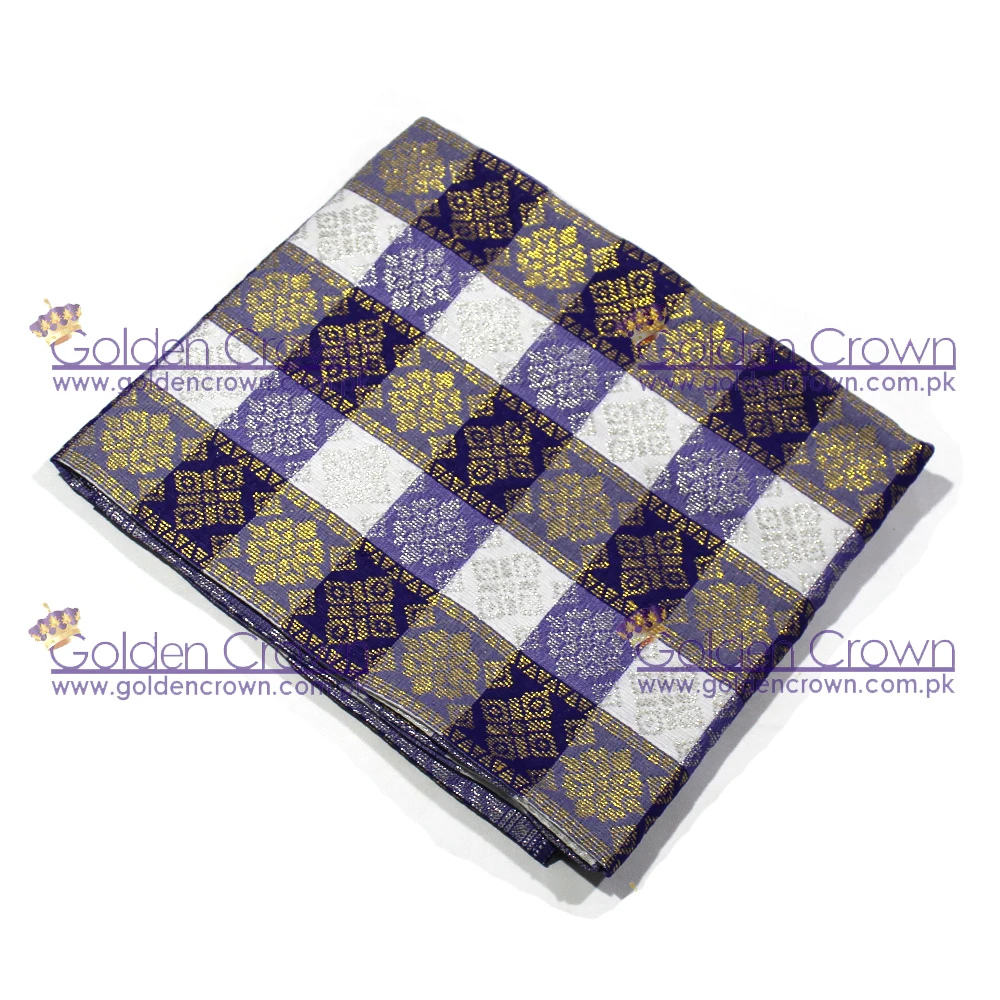 High Quality New Sampin Royal Blue Gold | Wholesale Sampin Songket ...