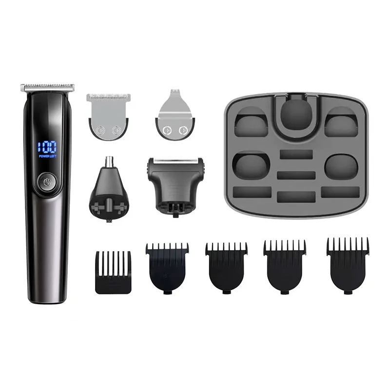 Multifunction 5 In 1 Grooming Kit Waterproof Men Electric Hair Trimmer ...