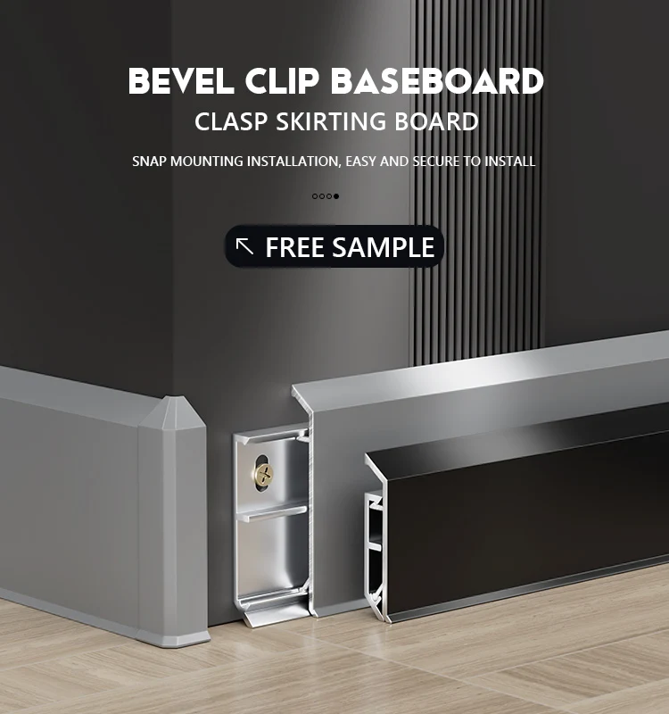 Baseboard Skirting Base Board Wall Baseboard Metal Aluminium Skirting ...