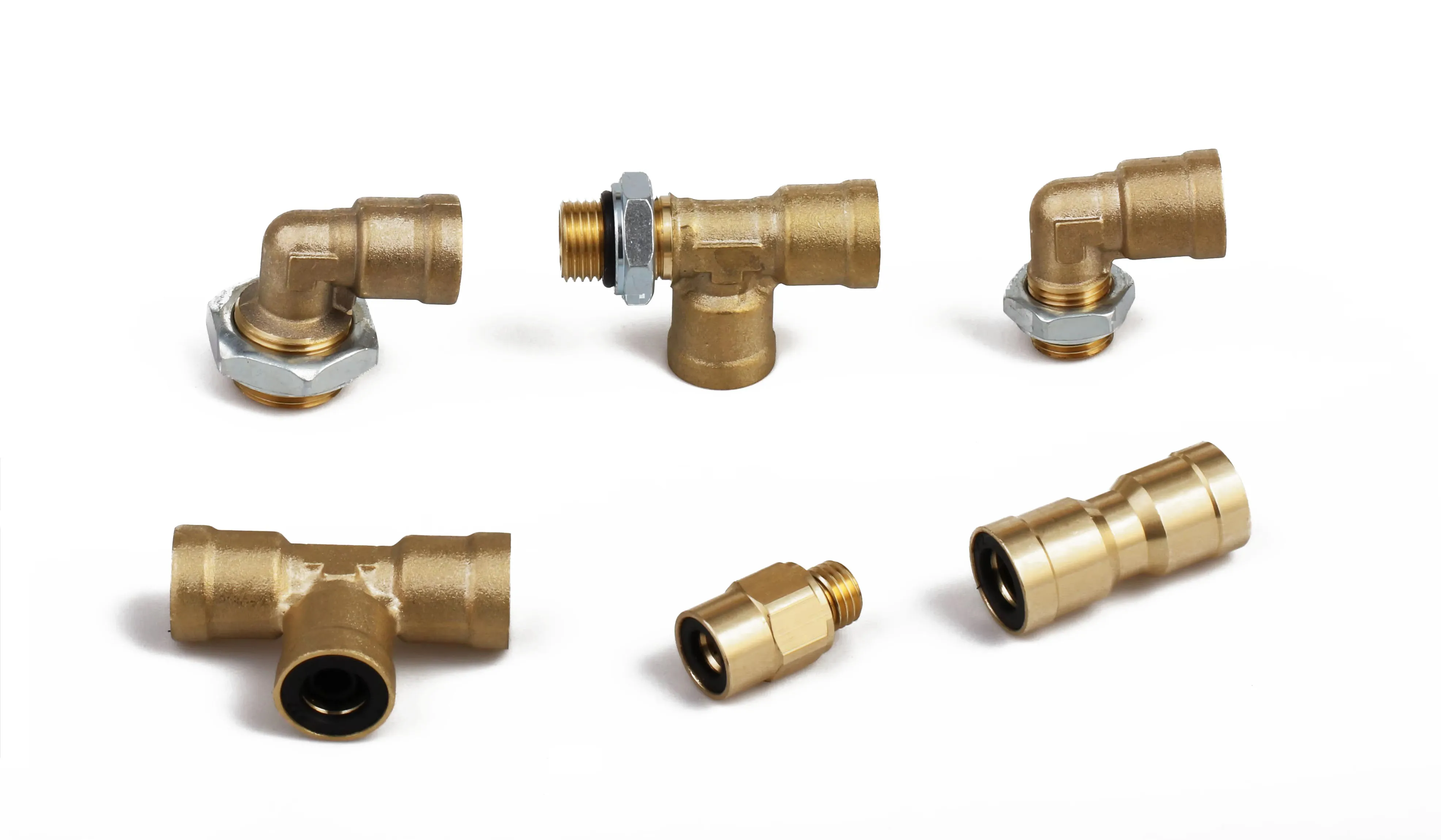 Angricht B327 Brass Pipe Fittings Male and Female Thread 90 Degree ...