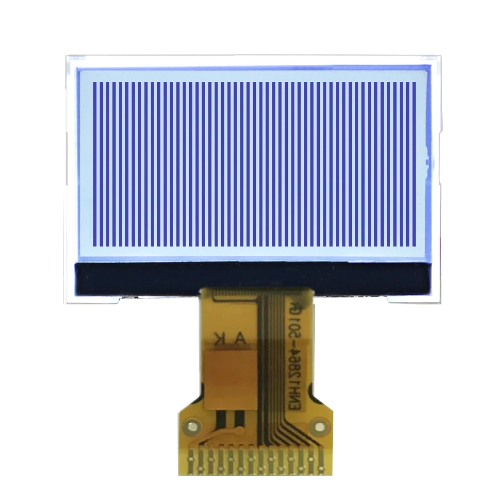 1.2inch 128x64 COG Graphic Display Black background ST7567S Graphic lcd ...