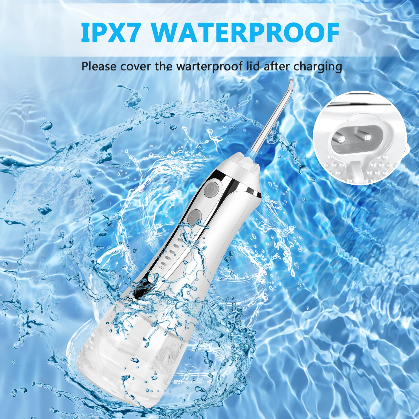 2023 H2ofloss Handheld Cordless Water Flosser For Travel Portable ...
