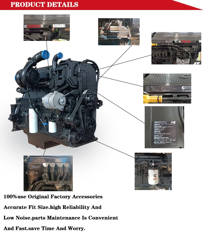 Cummins Qsx15 Euroiii 600hp Engine for Ce750-8 Excavator