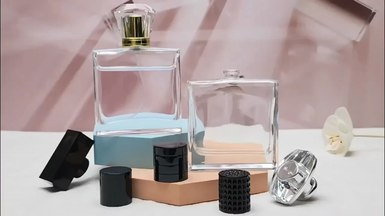 100ml Rectangle Shape Men Cologne Empty Perfume Glass Bottle Factory ...