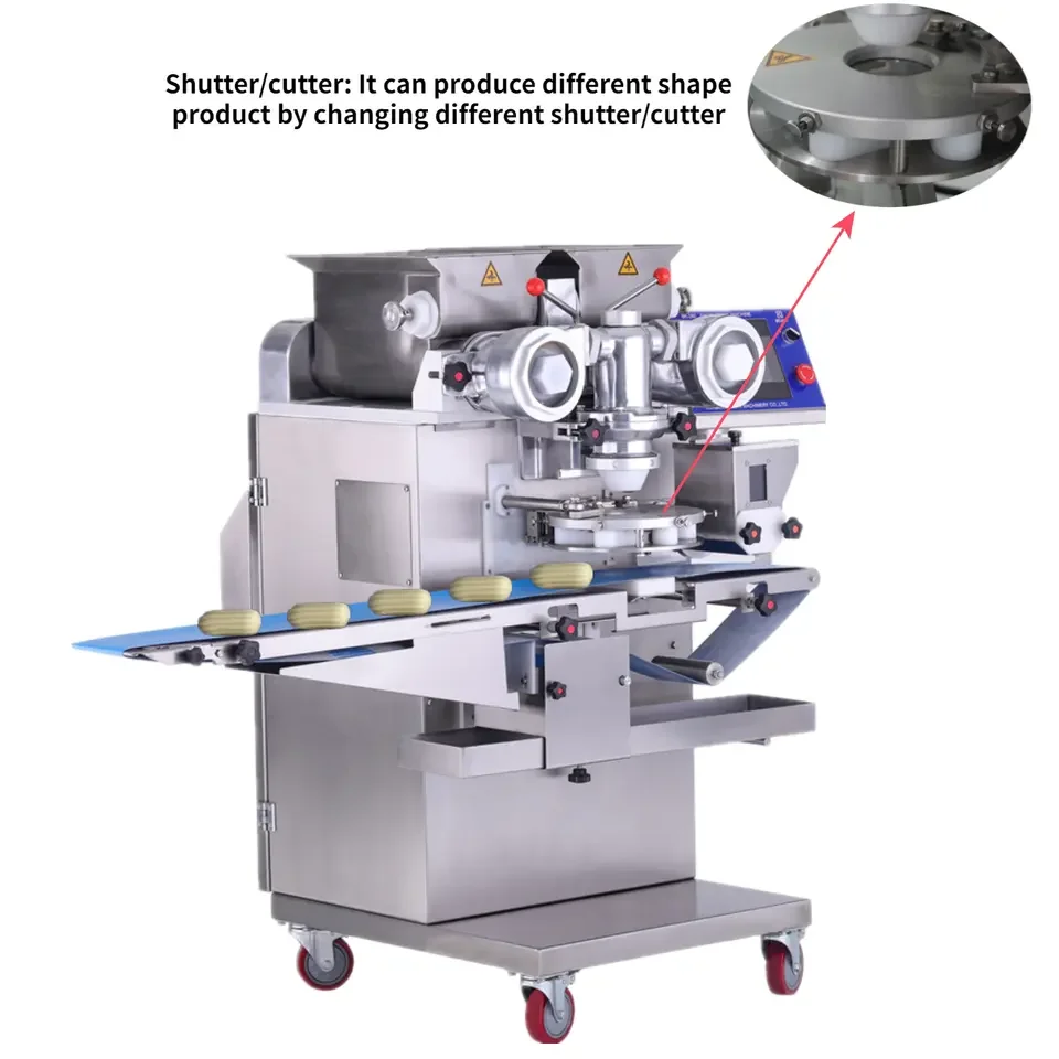 Automatic Croquettes Churros Encrusting And Forming Machine Stuffed ...